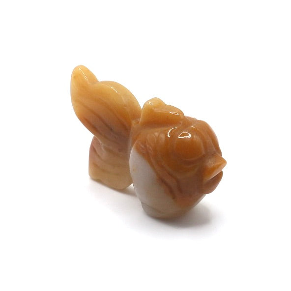 Hand carved Jade Goldfish Figurine | Goldfish Figurine | Mandalay Jade